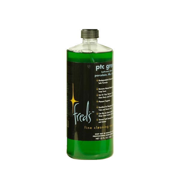 Fred’s PTC Green Bathroom Cleaner Quart – Redmond Vacuum
